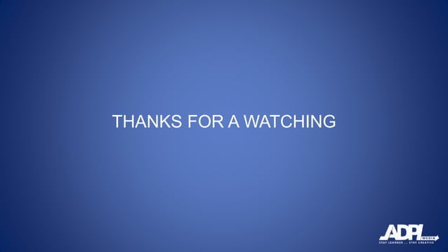 ADPL Media presentations | PPT