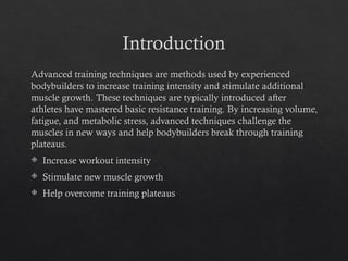 Mastering Advanced Training Techniques for Enhanced Muscle Growth and ...