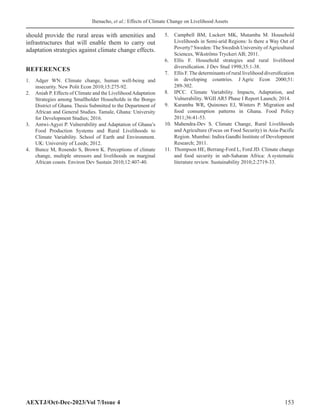 Effects of Climate Change Variability on Physical, Natural, and ...