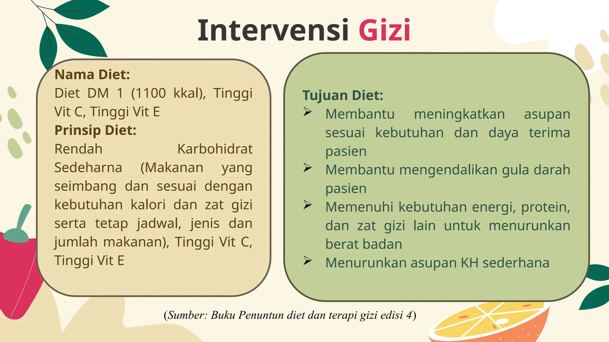 Covid DM SARJANA TERAPAN GIZI DAN DIETETIKA | PPTX