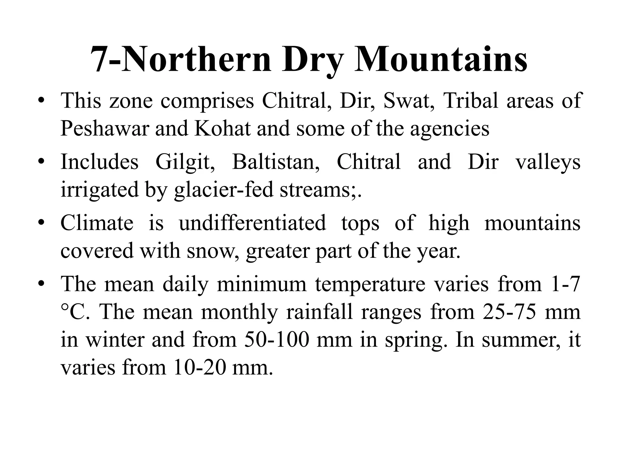 02 agro.ecological zones of pakistan | PPTX