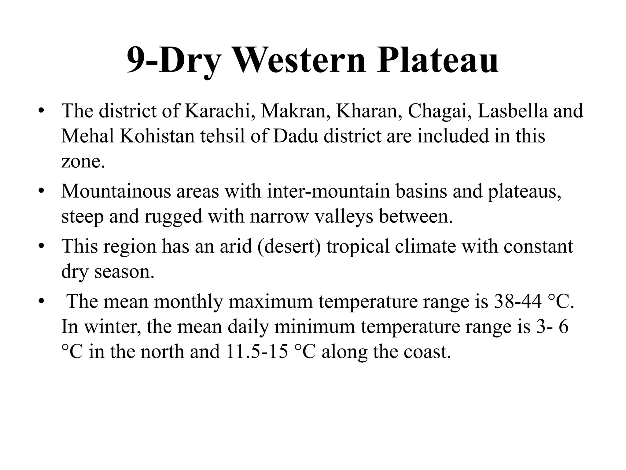02 agro.ecological zones of pakistan | PPTX