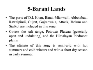 02 agro.ecological zones of pakistan | PPTX