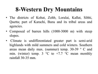 02 agro.ecological zones of pakistan | PPTX