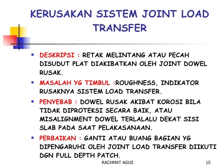 02 Agus=Kerusakan Perkerasan Kaku