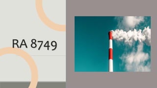 02 AIR POLLUTION.pptx | Environmental Services Industry | Industries