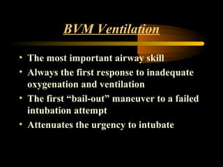 Airway management part I | PPT