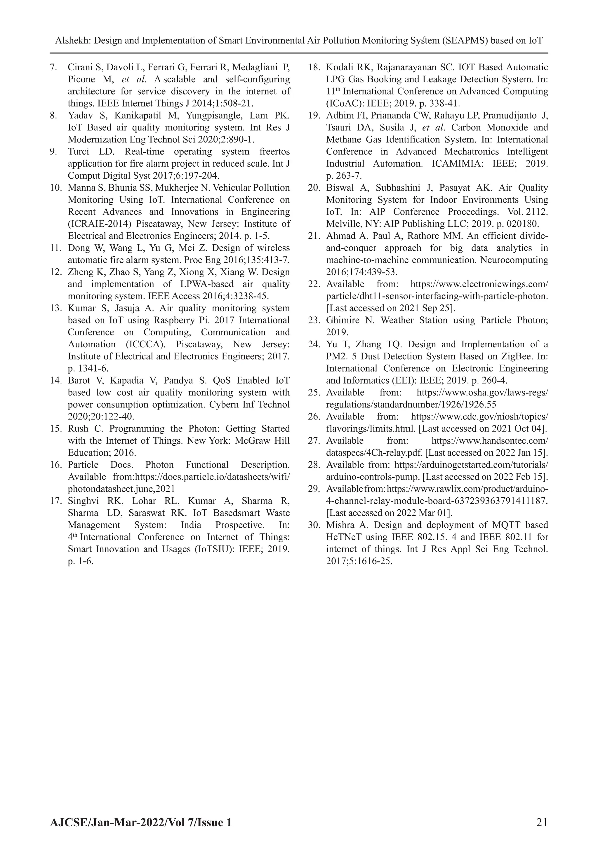 Design and Implementation of Smart Environmental Air Pollution ...