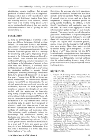 Monitoring Cattle Grazing Behavior and Intrusion Using Global Positioning System and Virtual ...