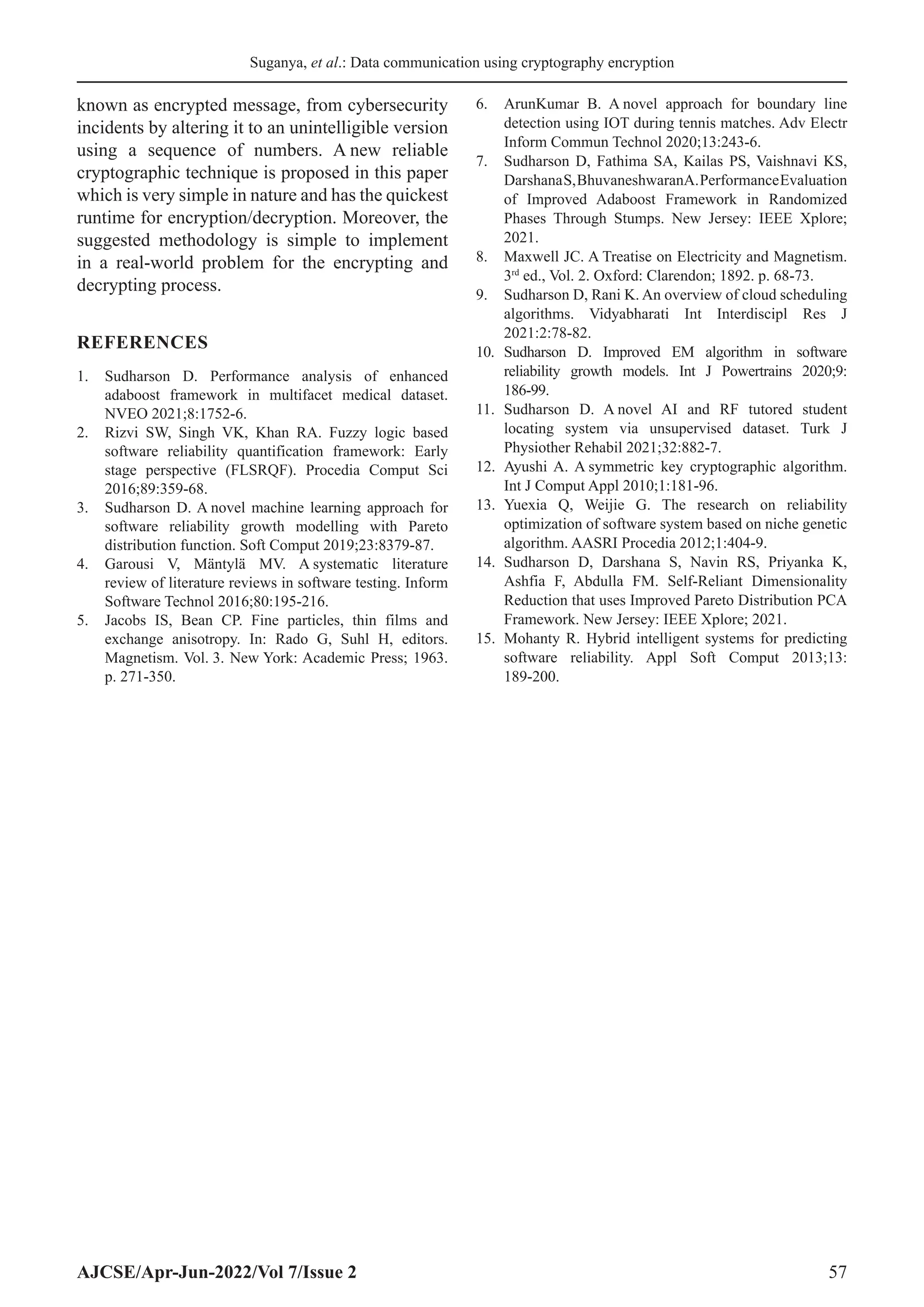 Data Communication Using Cryptography Encryption Pdf Programming Languages Computing