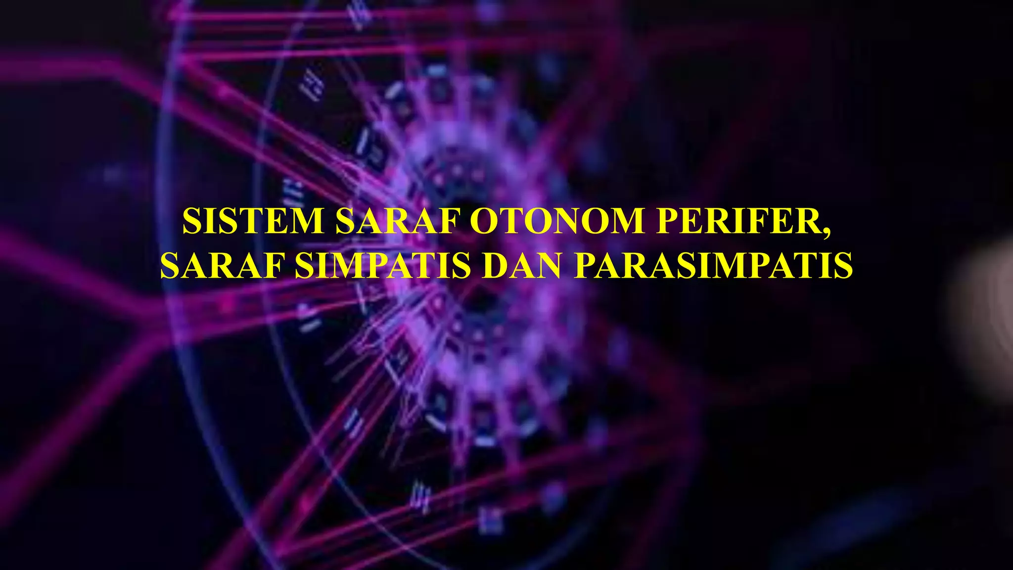 Sistem Saraf Otonom Perifer Ppt