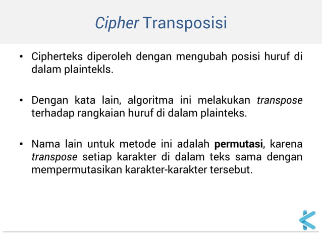 Kriptograf - Algoritma Kriptografi Klasik (bagian 1) | PDF