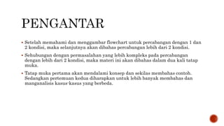 02 algoritma percabangan | PPTX