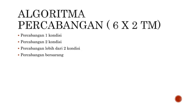 02 algoritma percabangan | PPTX