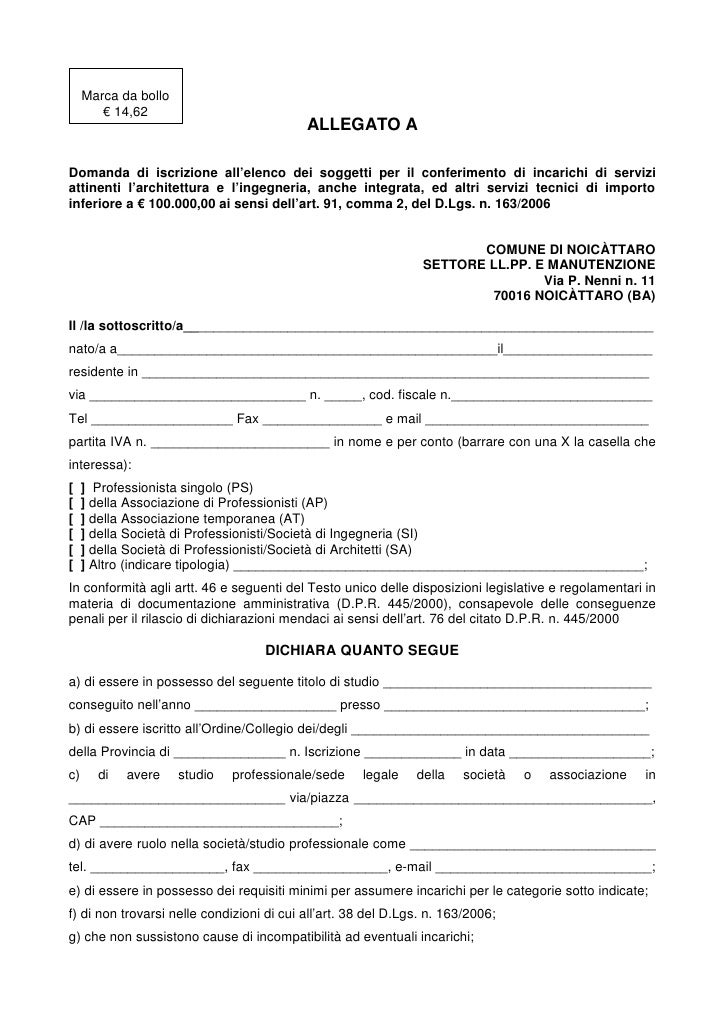 02 allegato a allegato n_allegato o