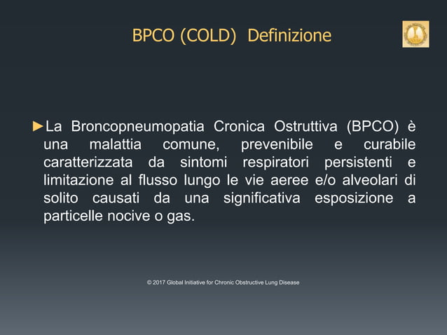 Inquadramento e trattamento della BPCO (BRONCOPNEUMOPATIA CRONICA OSTRUTTIVA) | PPTX | Lung and ...