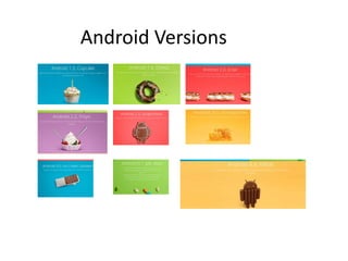 Android Versions | PPTX