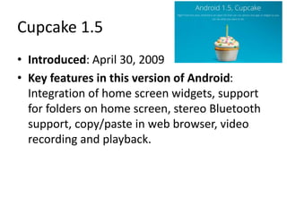 Android Versions | PPTX