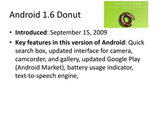 Android Versions | PPTX