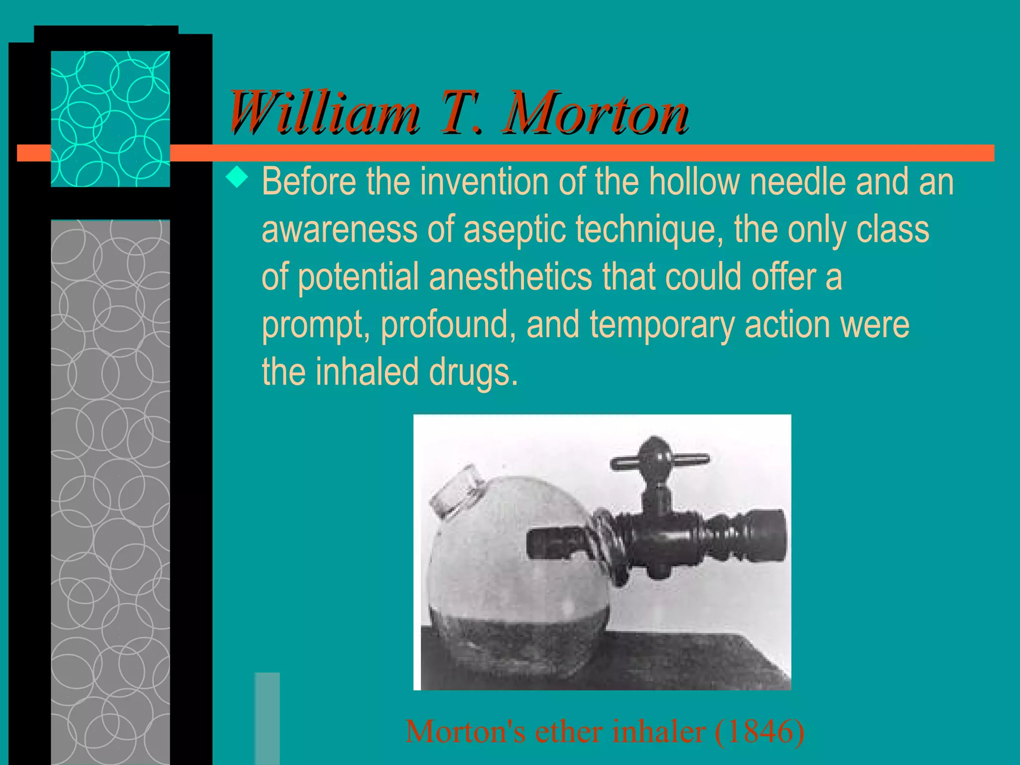 anesthesia history | PPT