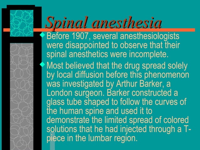 anesthesia history | PPT | Chemistry | Science