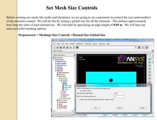 ansys tutorial | PPT