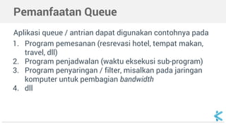 Algoritma dan Struktur Data - antrian | PDF