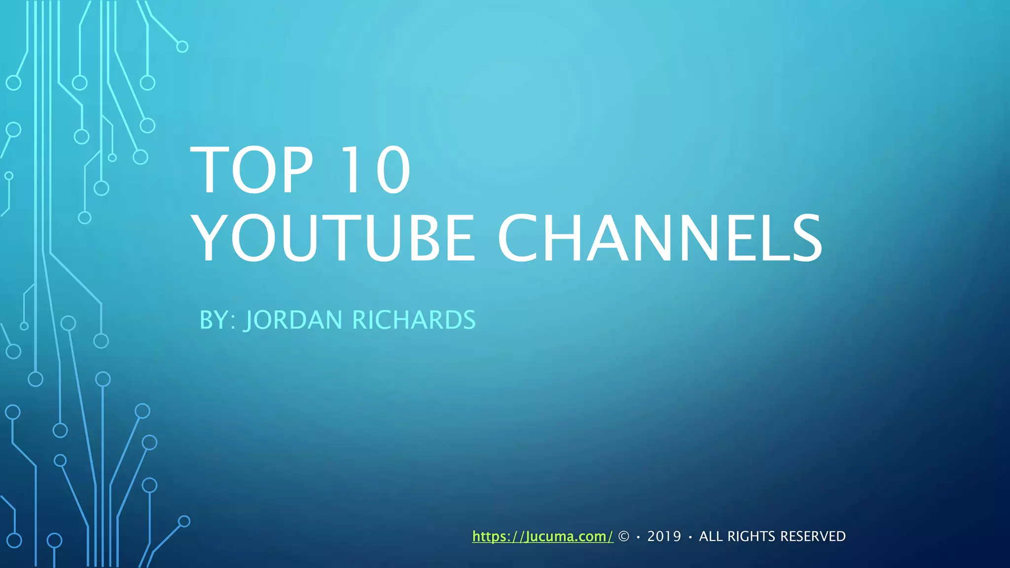 Top 10 Youtube Channels | PPT