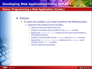 02 asp.net session02 | PPT