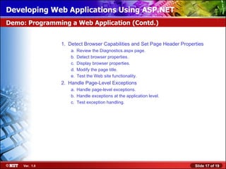 02 asp.net session02 | PPT