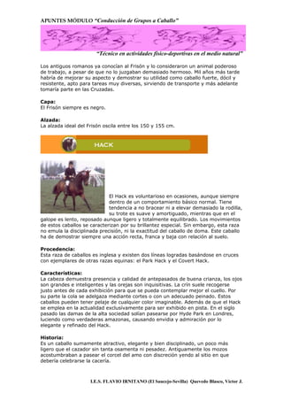 02 aspecto y razas del caballo | PDF