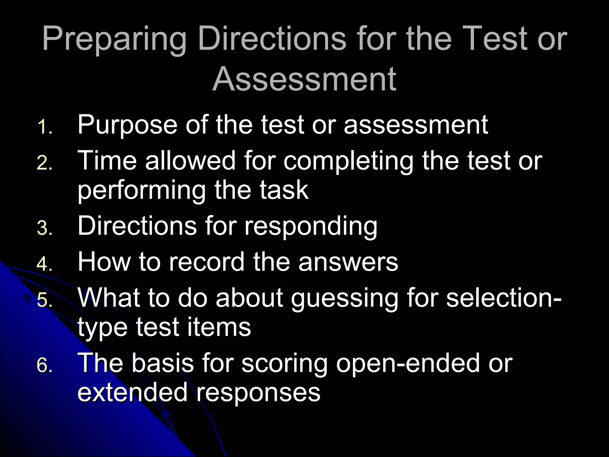 Assembling The Test | PPT