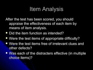 Assembling The Test | PPT