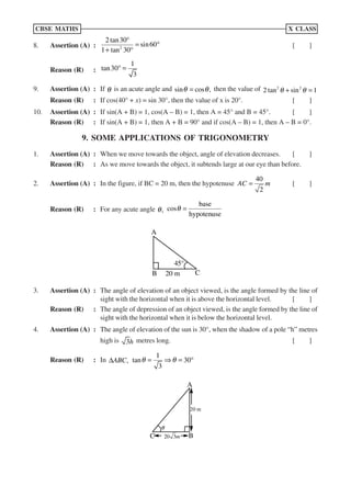 02_ASSERTION & REASON TYPE QUESTIONS WORK SHEET.pdf | Free Download