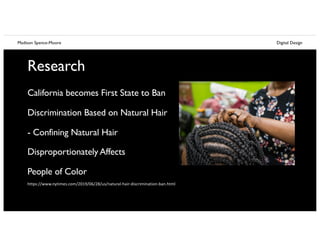 Assignment 02 - Natural Hair in the Workplace | PDF
