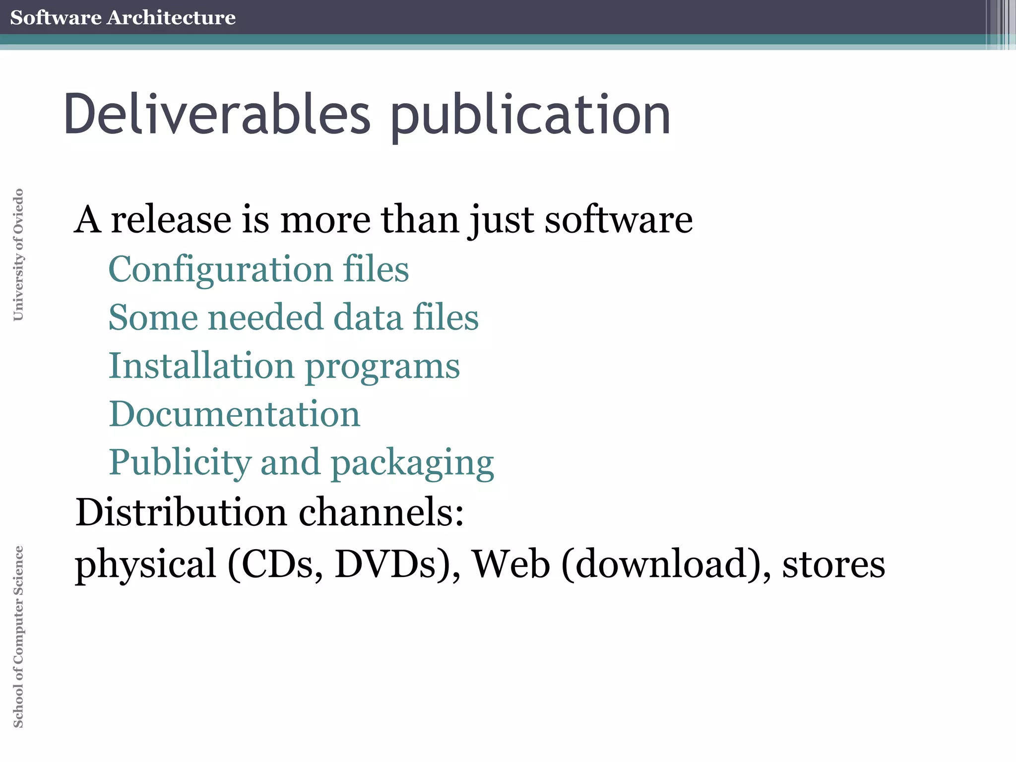 Software Architecture - Allocation taxonomies: building, deployment and ...