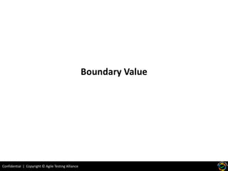 Agile Testing Alliance Chapter presentation - Equivalence Partition and ...