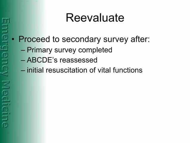 02 atls initial assessment and management | PPT | First Aid | Injuries