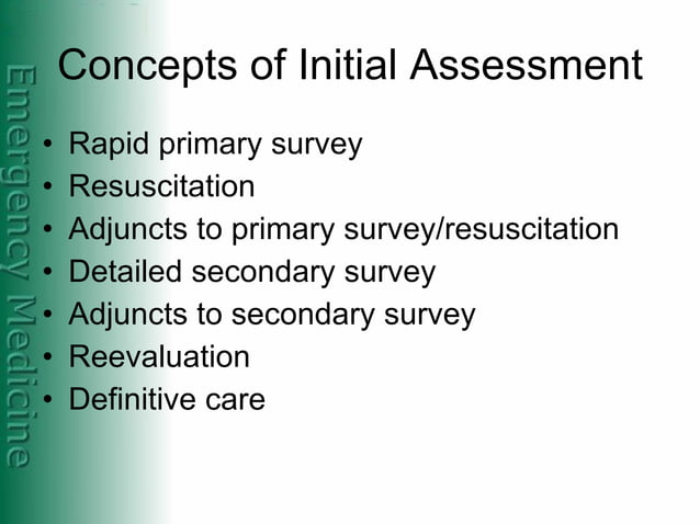 02 atls initial assessment and management | PPT | First Aid | Injuries