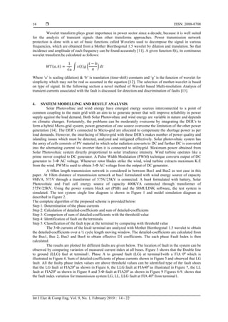 A transient current based micro grid connected power system protection scheme using wavelet ...