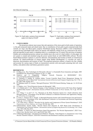 A transient current based micro grid connected power system protection scheme using wavelet ...