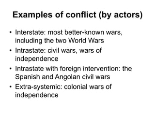 02a types of international conflict | PPTX