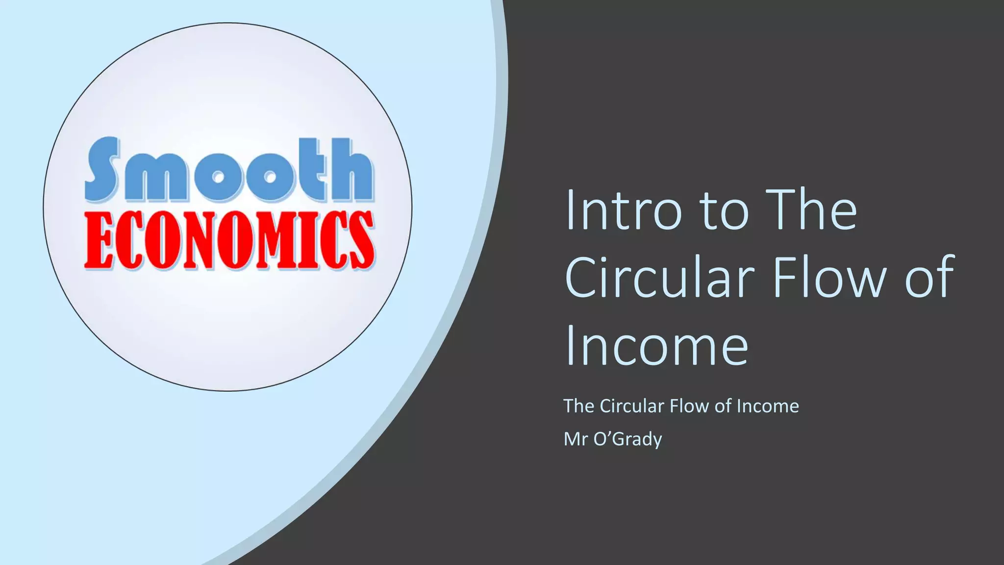 The Circular Flow of Income | PPTX