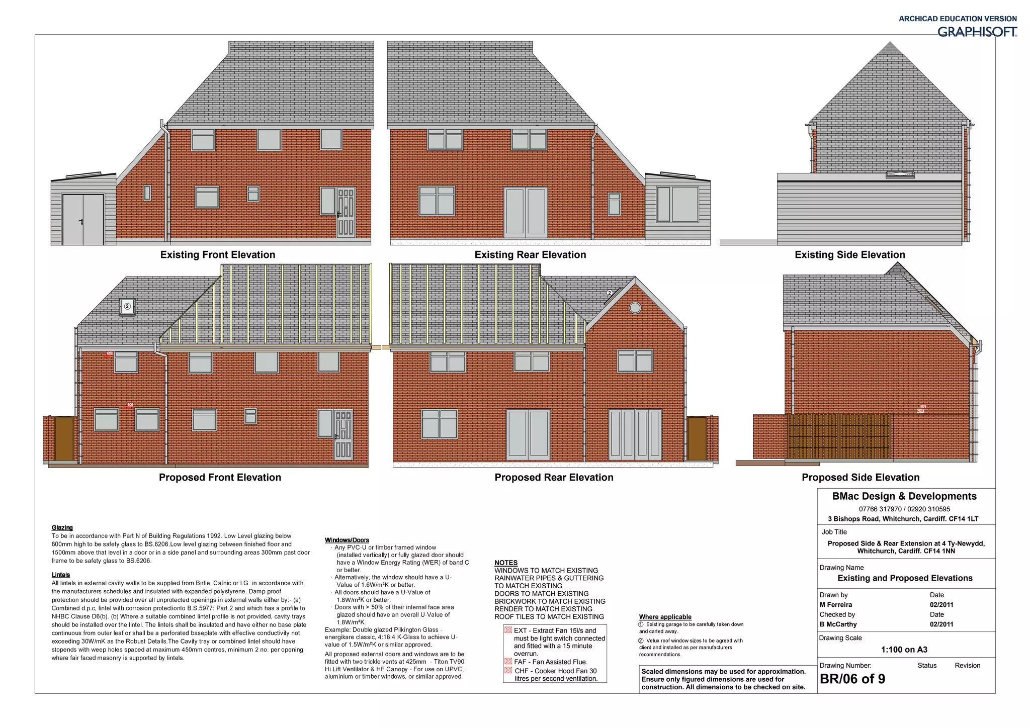 BR06 Existing and Proposed Elevation | PDF