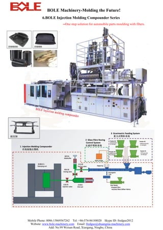 BOLE Injection molding machine ,Project Proposal（2015最新) | PDF