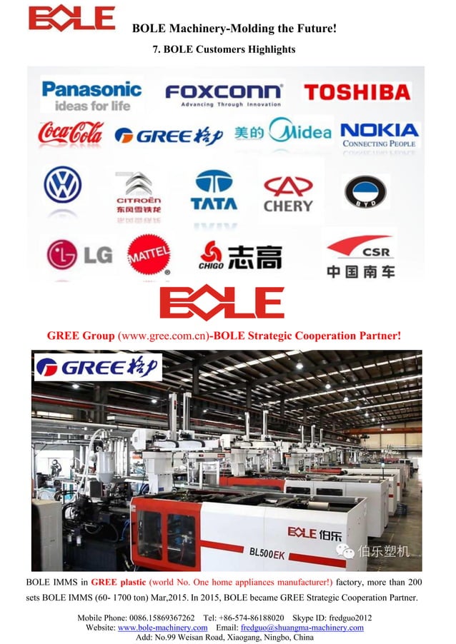 BOLE Injection molding machine ,Project Proposal（2015最新) | PDF ...