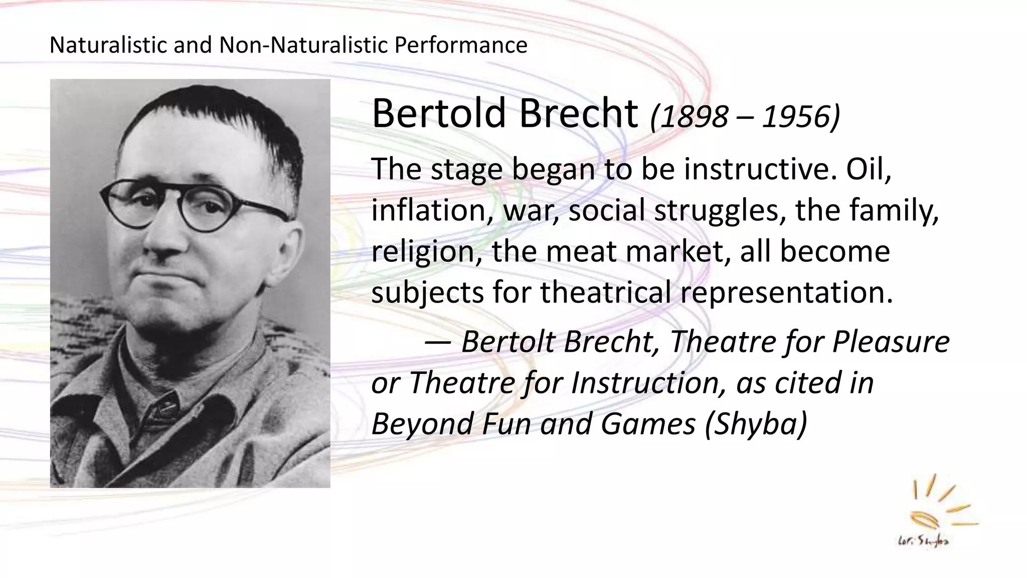 Non-Naturalistic and Naturalistic Performance | PPTX