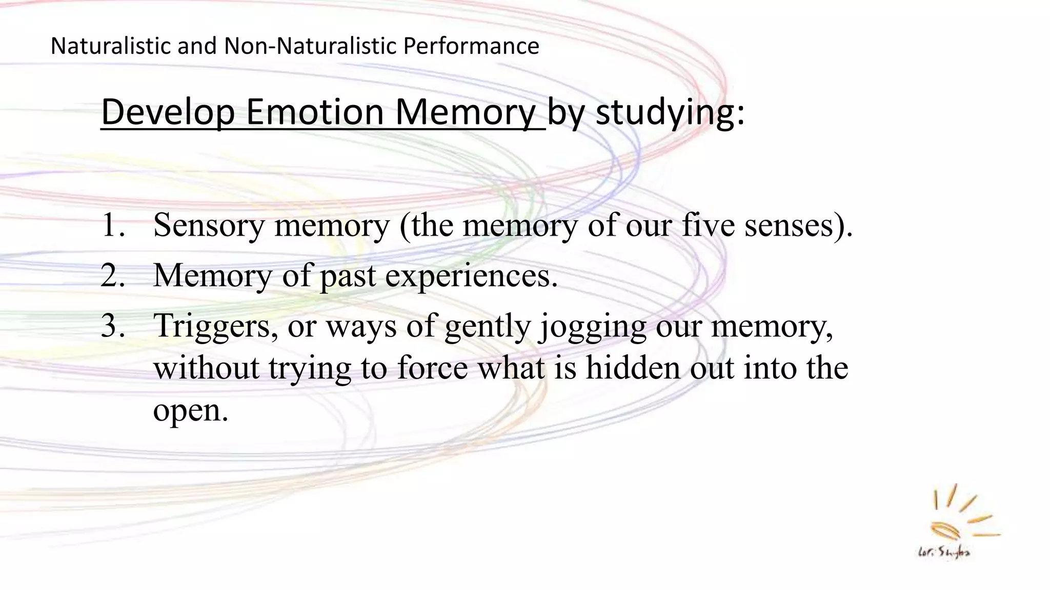 Non-Naturalistic and Naturalistic Performance | PPTX