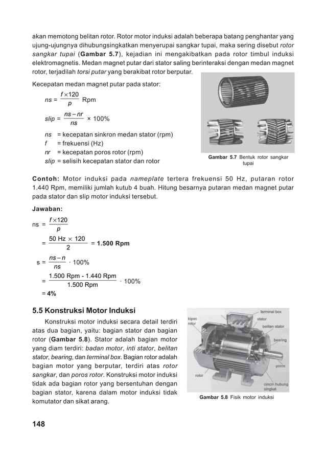02 bab 05 motor listrik ac | PDF
