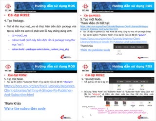 02_BAI 2 HUONG DAN ROS2 aaaaaaaaaaaaaaaaaaaaaaaaaa | PPT